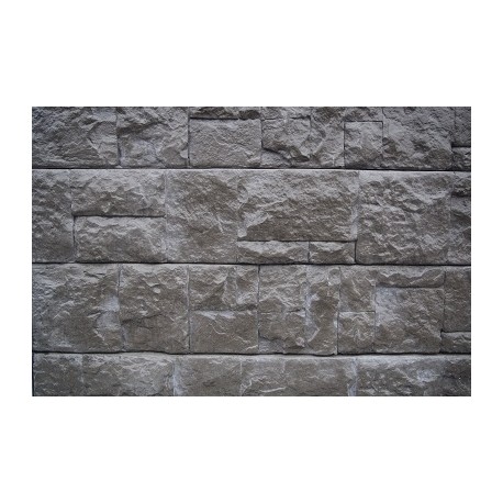 Ashlar Stone Face Sleeper - Charcoal 2.0m 200x80mm - SleepersDirect